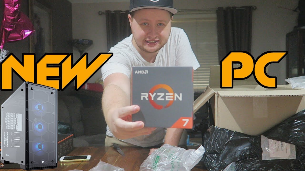 UNBOXING MY NEW PC! Ryzen Build - YouTube