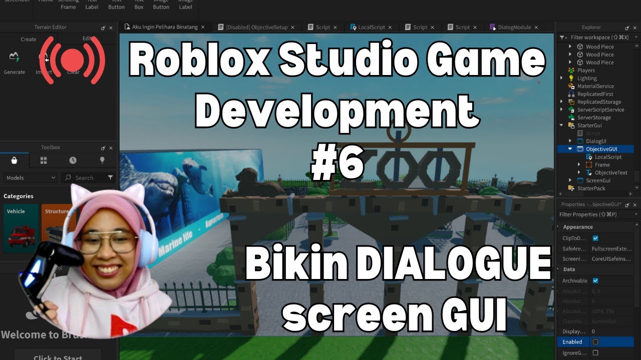 Bikin Dialogue SCREEN GUI untuk Cutscene - Roblox Studio Indonesia ...