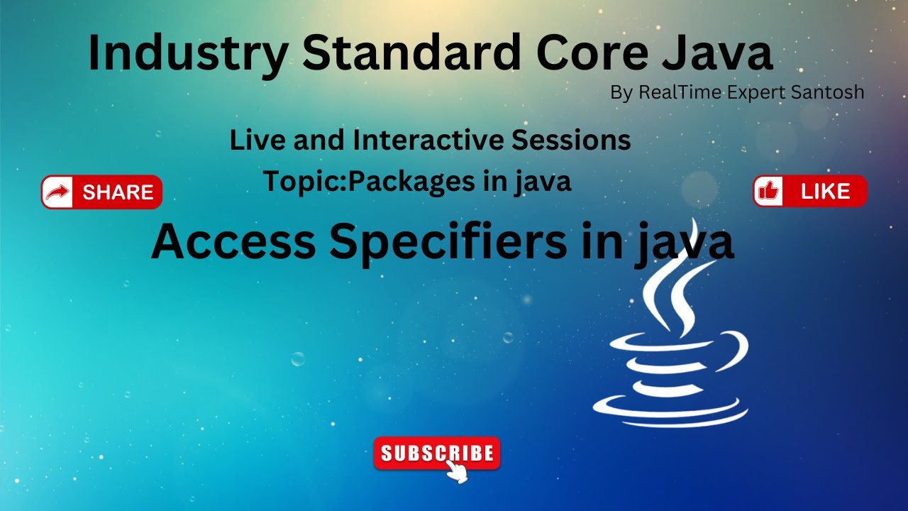 Accessspecifiers In Java Java Tutorial Java 2024 Full Stack Java Java Online Training 5189