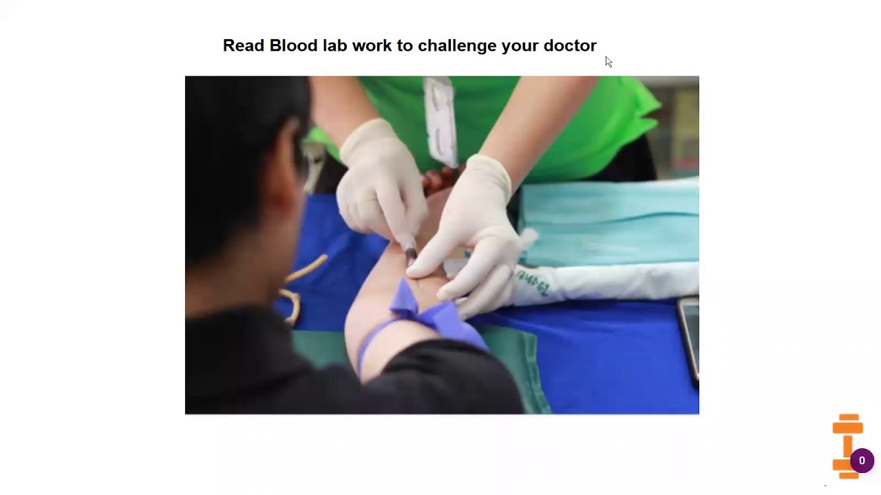 Read Blood lab work to challenge your doctor - YouTube