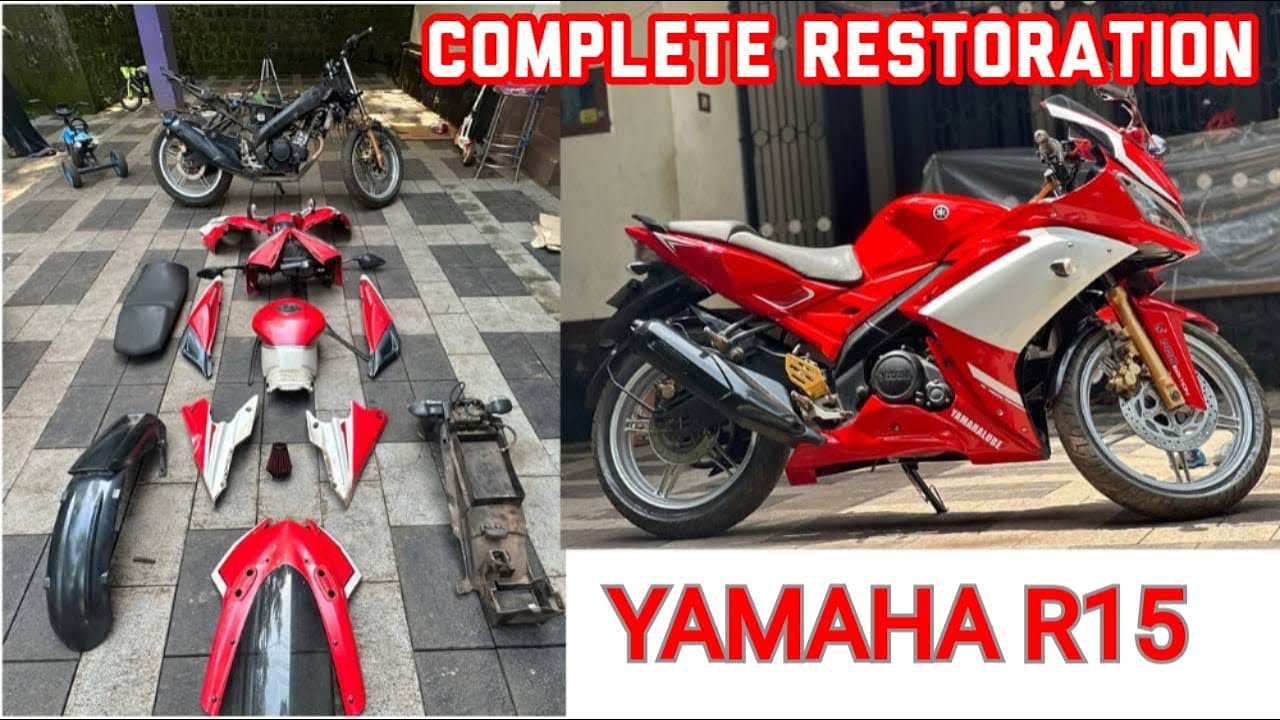 YAMAHA R15s Complete restoration - YouTube