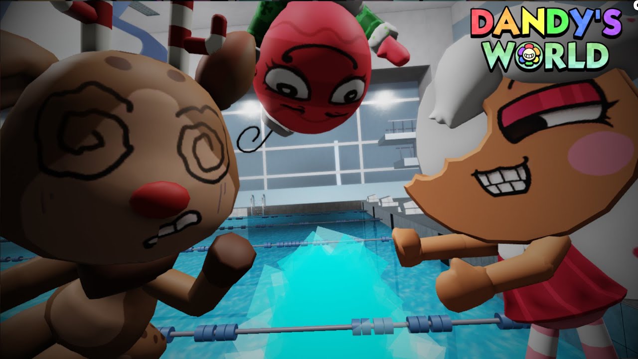 Rudie learns How To Swim | Dandy's World - YouTube