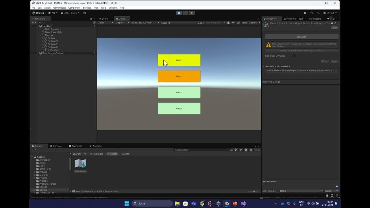 Unity6: Menus in Unity [Lecture Video 10] - YouTube