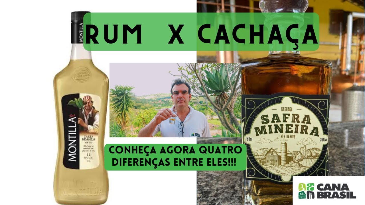 Descubra quatro diferenças entre cachaça e o rum, neste vídeo abordamos ...