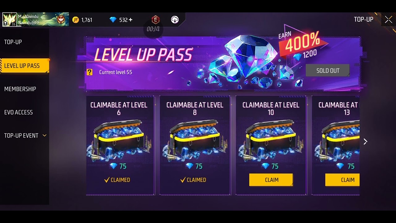 FF LEVEL UP PASS - YouTube
