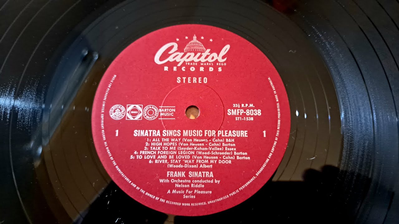 High Hopes. Frank Sinatra. Sings Music For Pleasure LP Vinyl Record ...