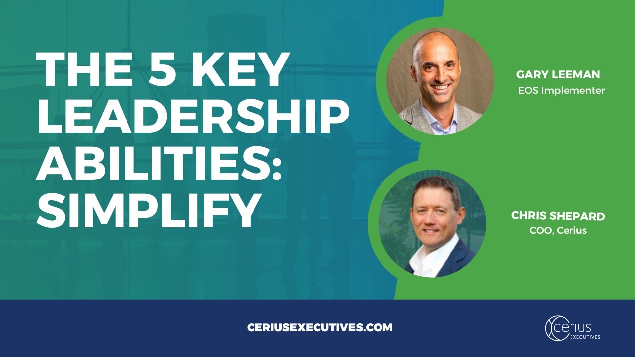Cerius Executives Leadership: The 5 Key Leadership Abilities pt 2 ...