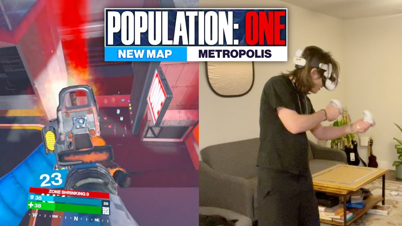Population One: NEW Metropolis Map | Oculus Quest 2 Game Reviews - YouTube