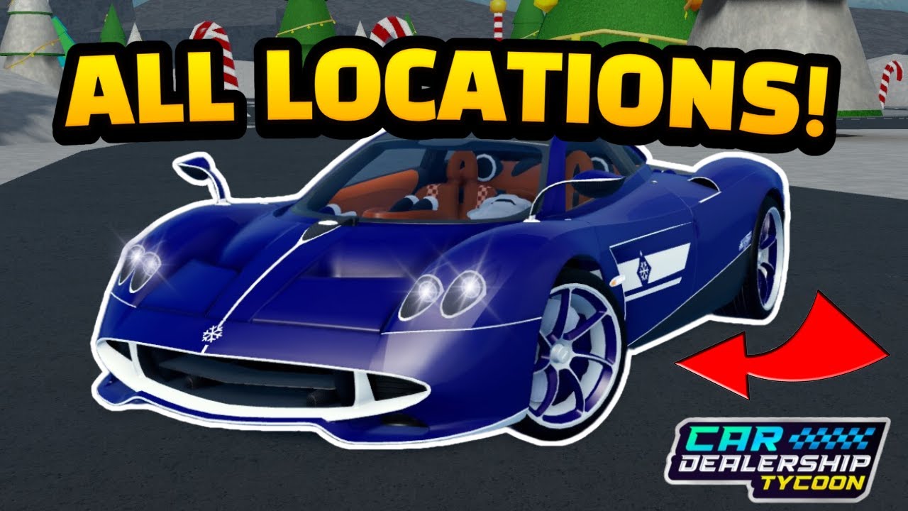 🔥 ALL New Candy Cane Locations in Car dealership tycoon!! | Mird CDT ...