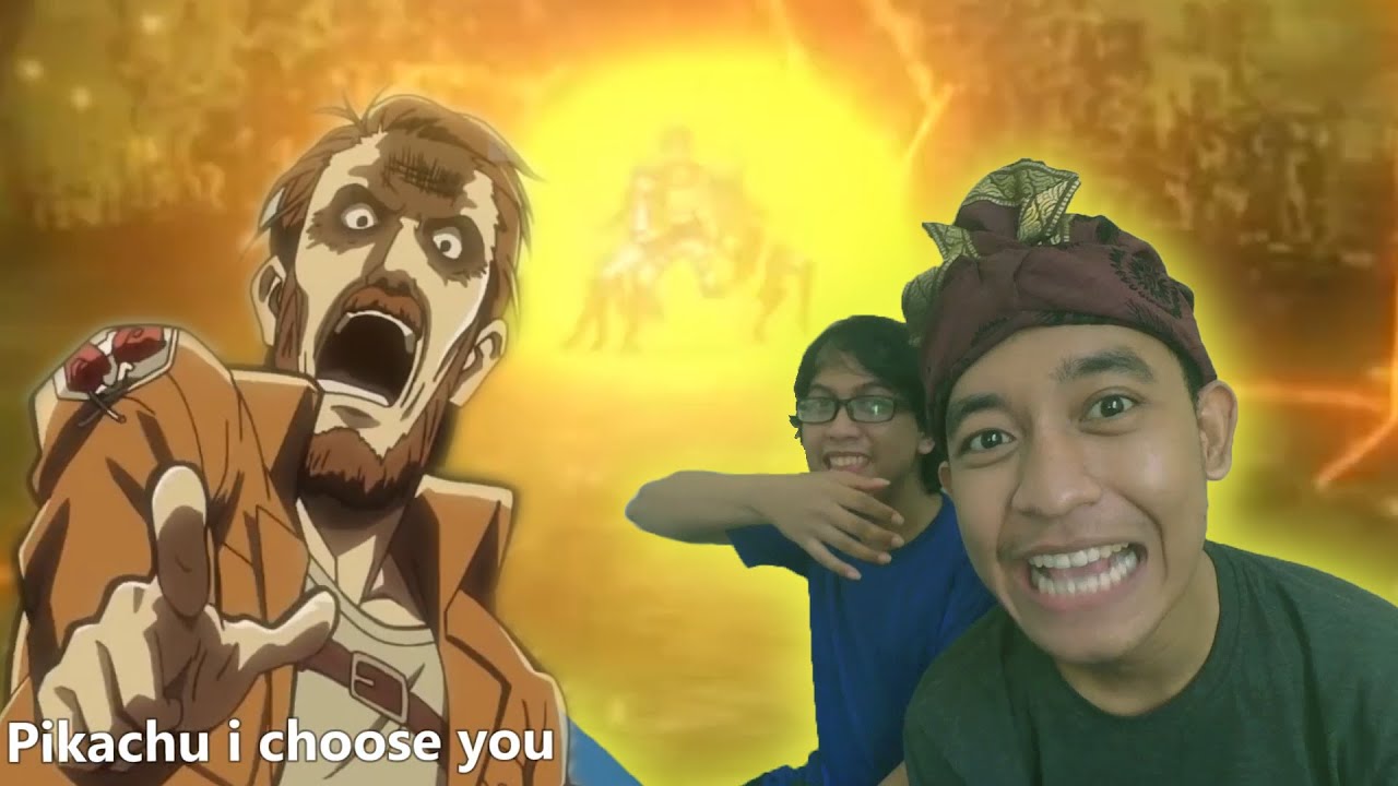 Attack on Pikachu !! - ARTUD Reacts to Attack on Titan on CRACK [BAHASA ...