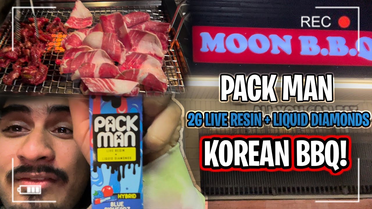 PackMan 2 Gram Disposable Review While Eating Korean BBQ! #koreanbbq ...