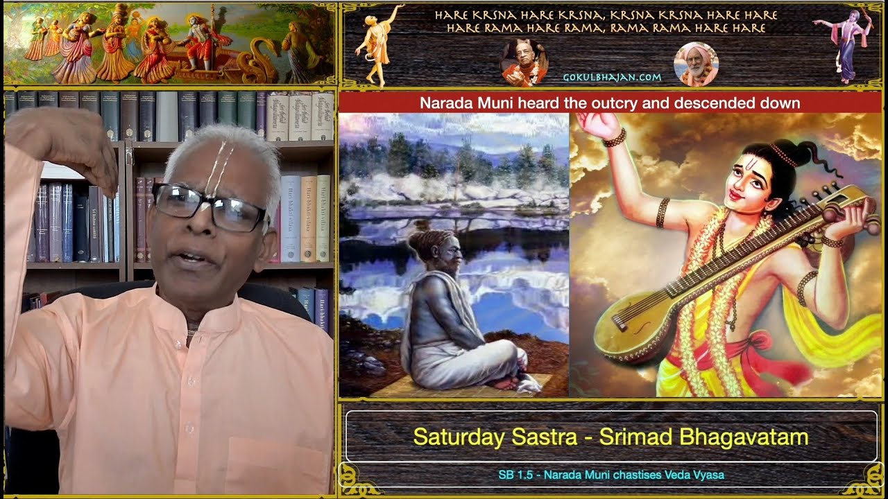 Bhagavatam #09 - Narada Muni instructs Veda Vyasa - YouTube