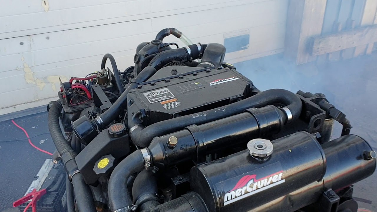 Mercruiser v8 diesel 7.3 - YouTube
