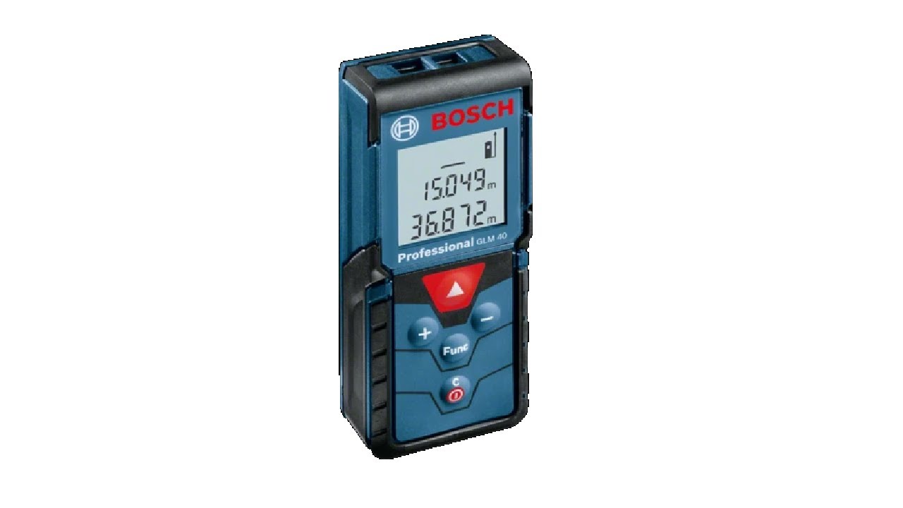 “Unbox” - Bosch GLM 40 PROFESSIONAL LASER MEASURE - YouTube