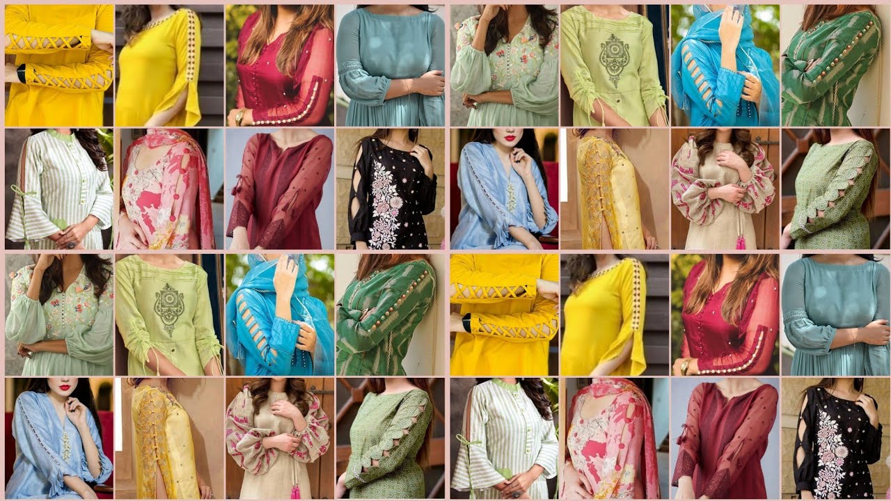 Full sleeves design for suit/kurti/blouse || baju design || Suit ke ...