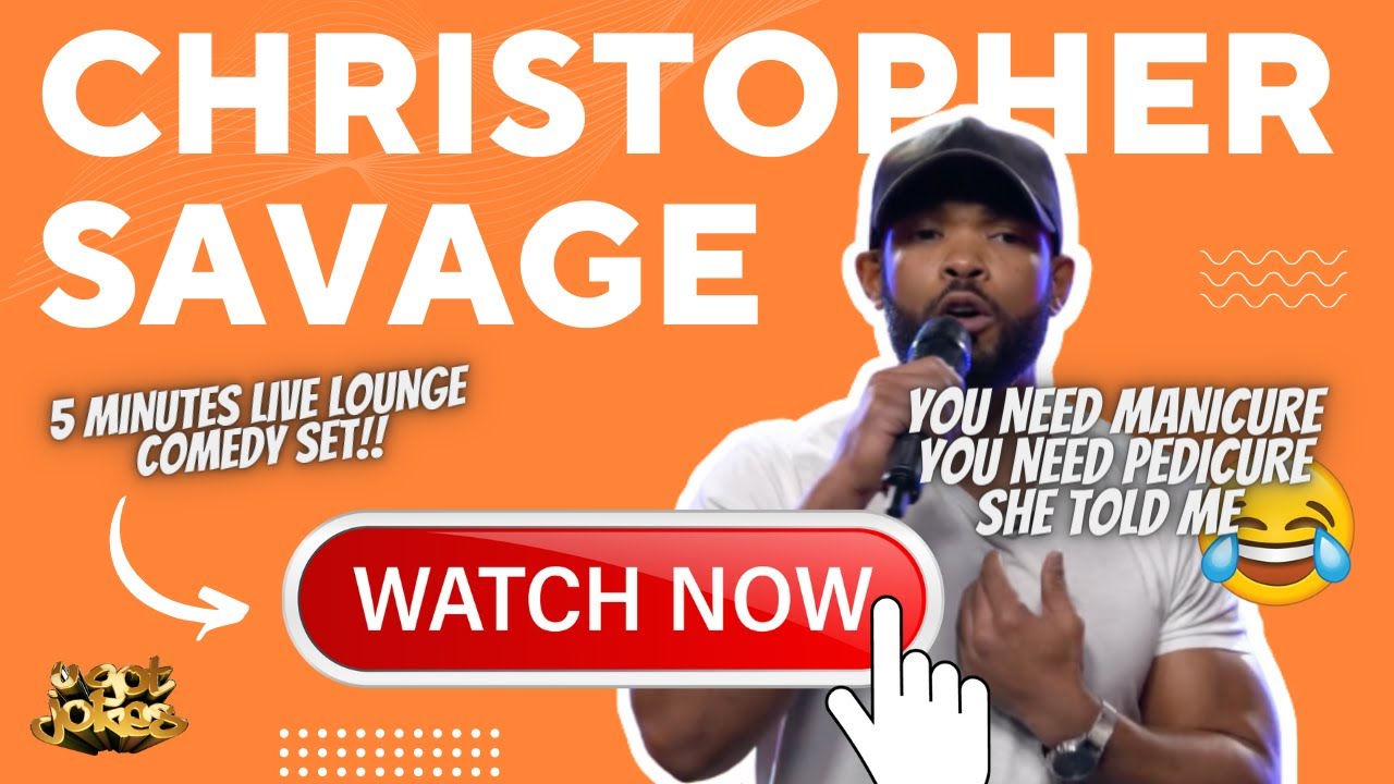 CHRISTOPHER SAVAGE 5 MINUTES COMEDY LIVE LOUNGE - YouTube