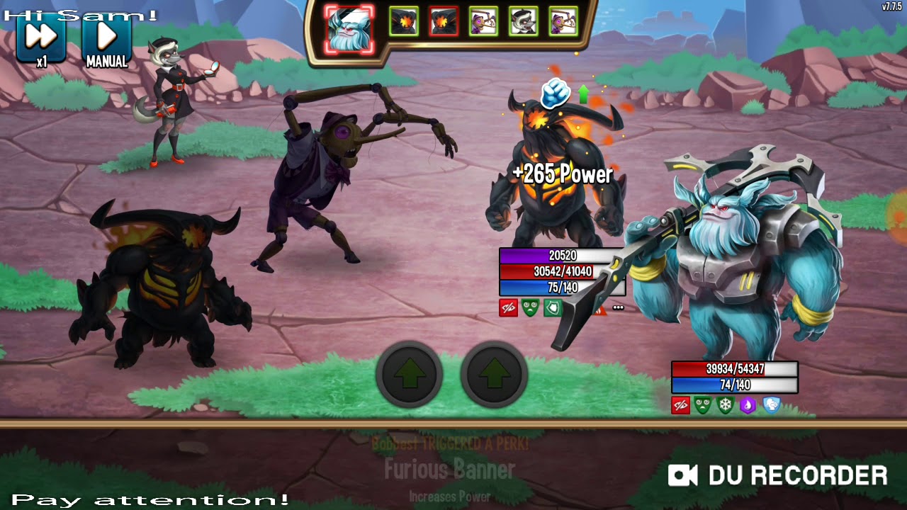 Monster Legends... FireFace v FireFace - YouTube