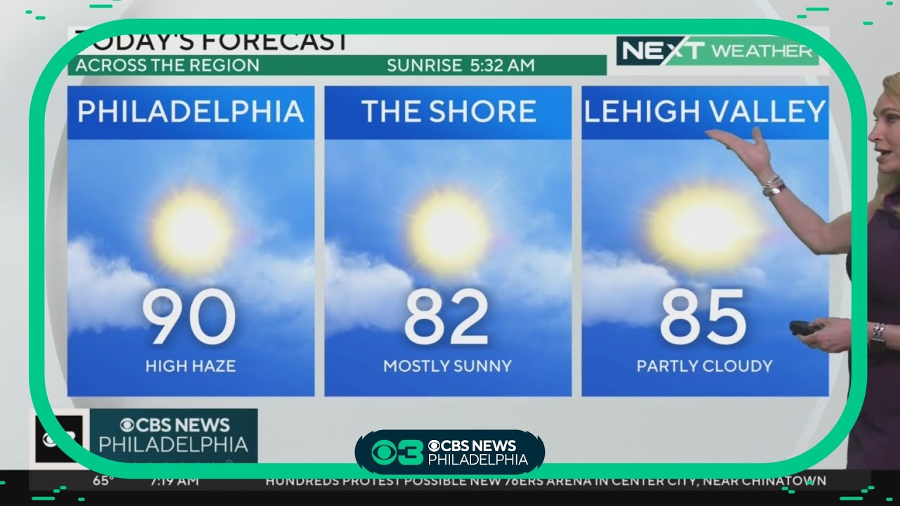 NEXT Weather: Hot, humid haze Sunday - YouTube