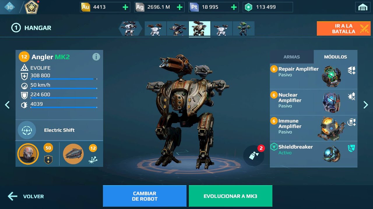 War Robots | Angler Mejor Combinacion de Armas | WR Gameplay - YouTube