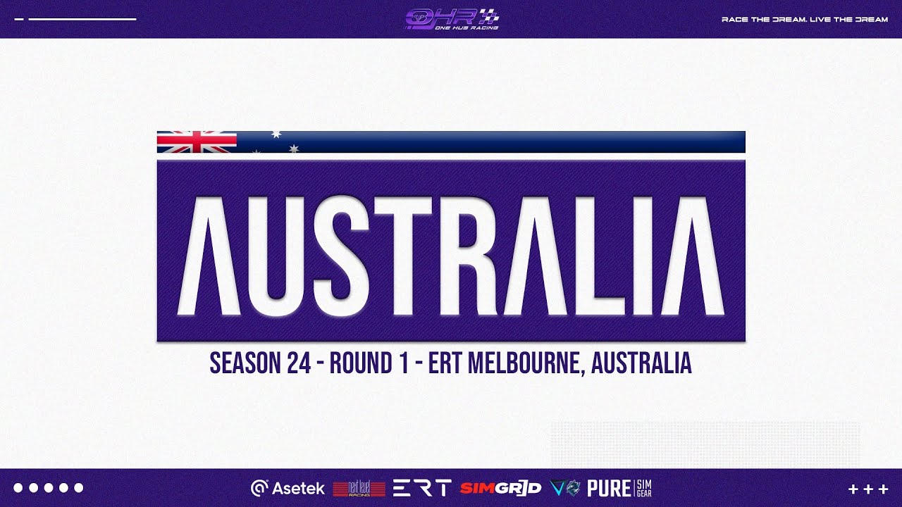 One Hub Racing Season 24 P3 Tier - Round 1: ERT Australia - YouTube