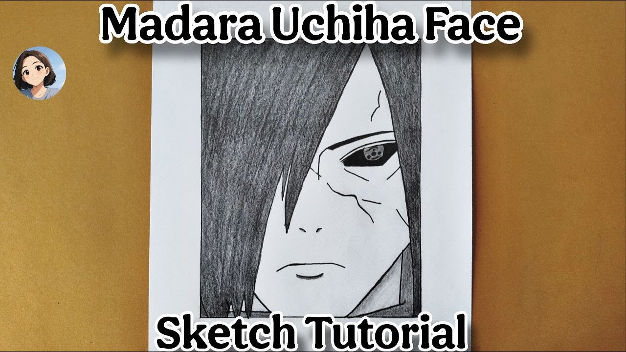 How To Draw Madara Uchiha Face Step By Step
