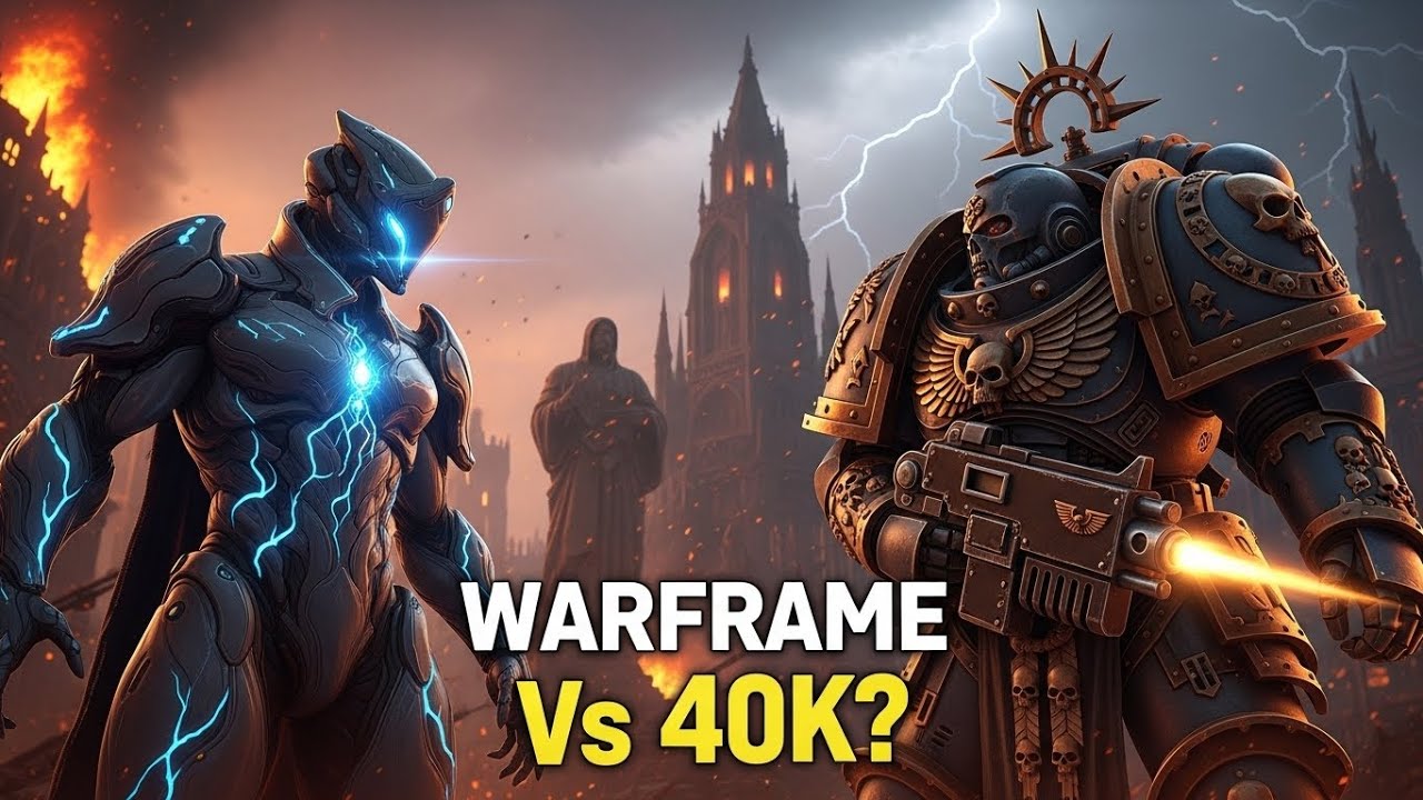 What If Warframe Came Into Warhammer 40K - YouTube