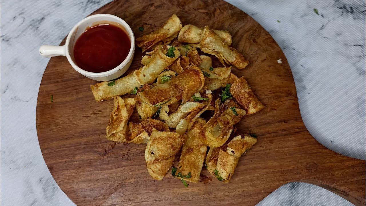 DOUBLE CRISPY FRIED POTATO !! #POTATO - YouTube