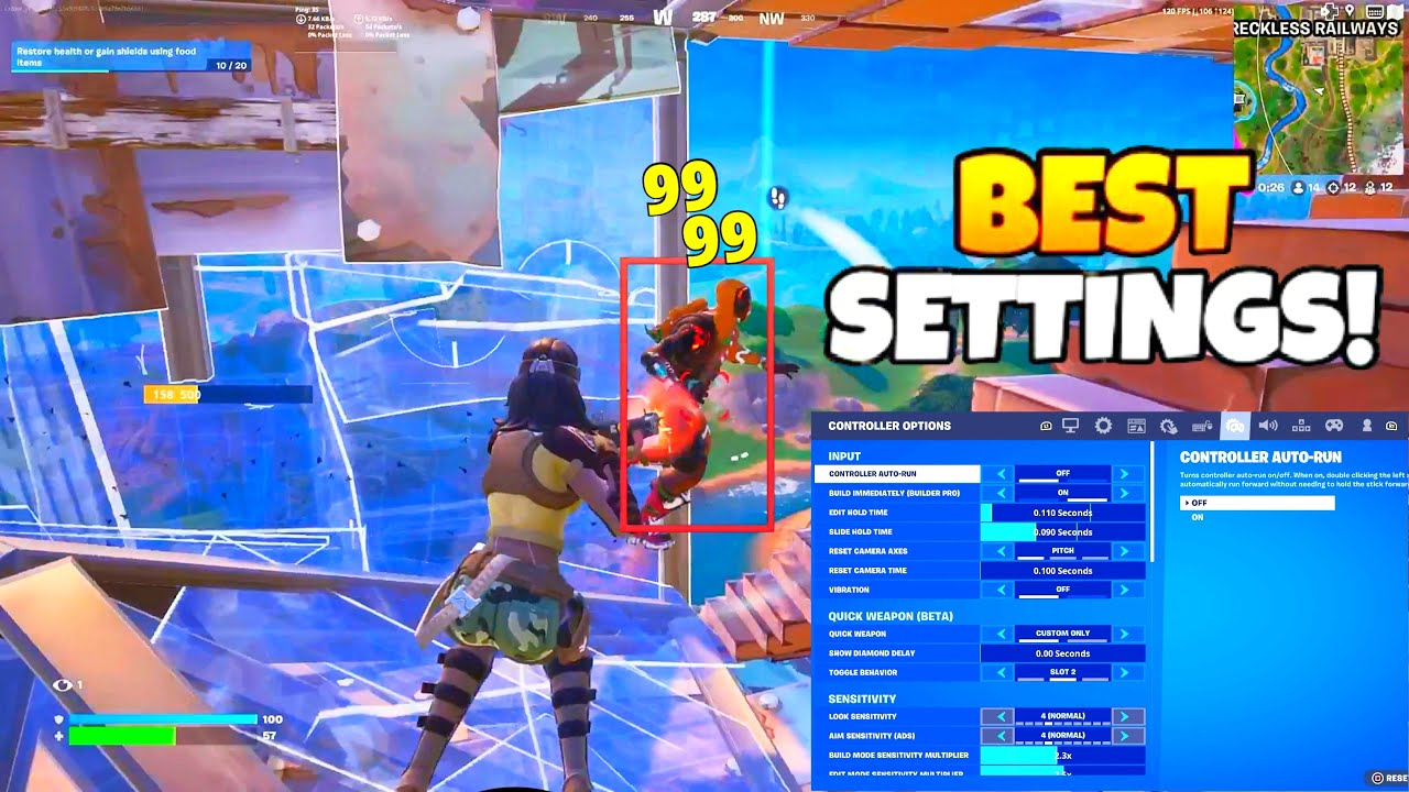 *UPDATED* BEST Controller Settings For FAST Edits + AIMBOT Fortnite ...