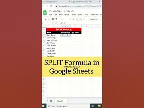 Split formula | For Beginners| Get expert in Excel - YouTube