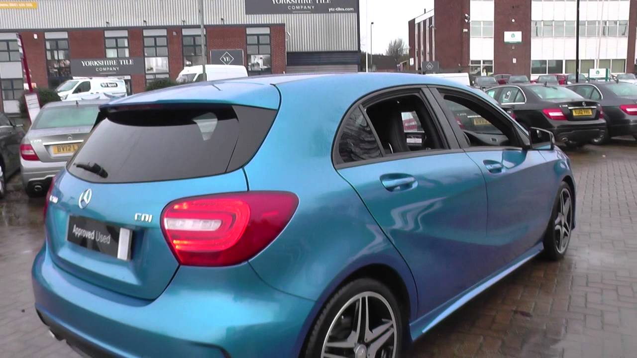 Mercedes-Benz A200 Blue-Cy Amg Sport Cd U24290 - YouTube