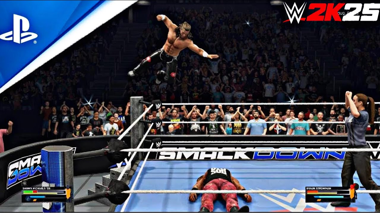 Shawn Michael vs Braun Strowman | Last Man Standing match - YouTube