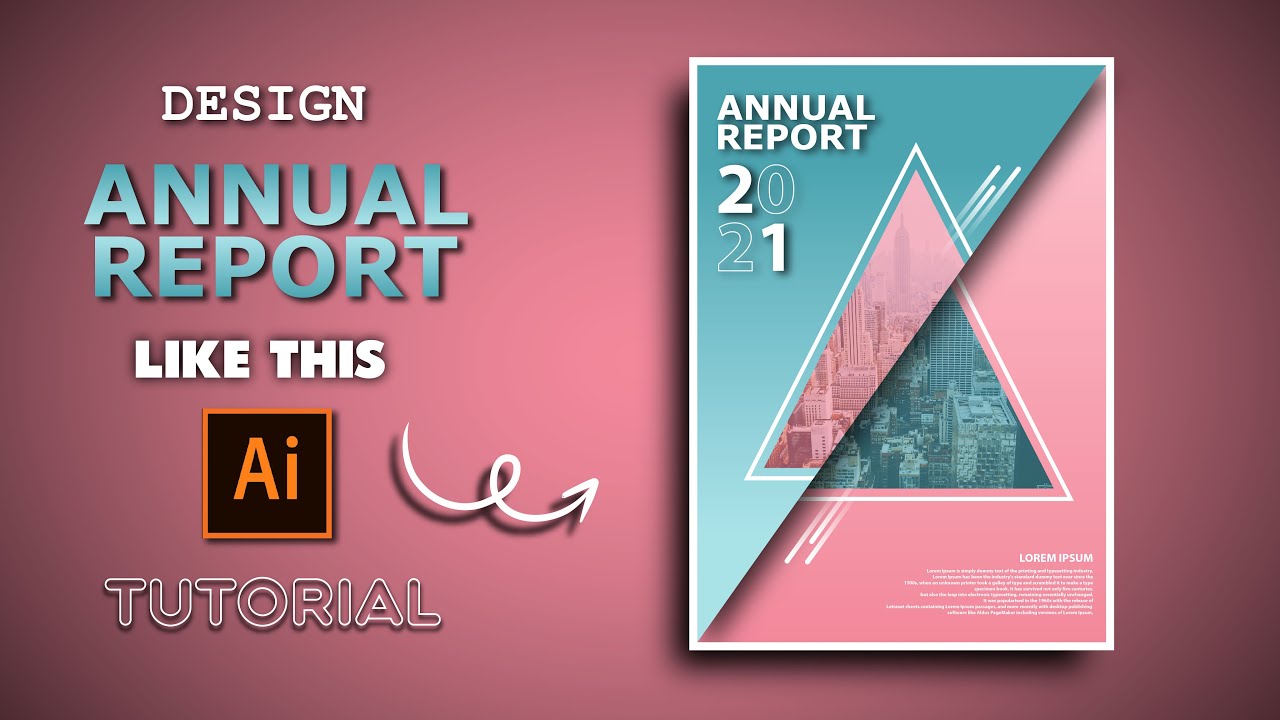 Illustrator Tutorial _ Design Annual Report In Adobe Illustrator - YouTube