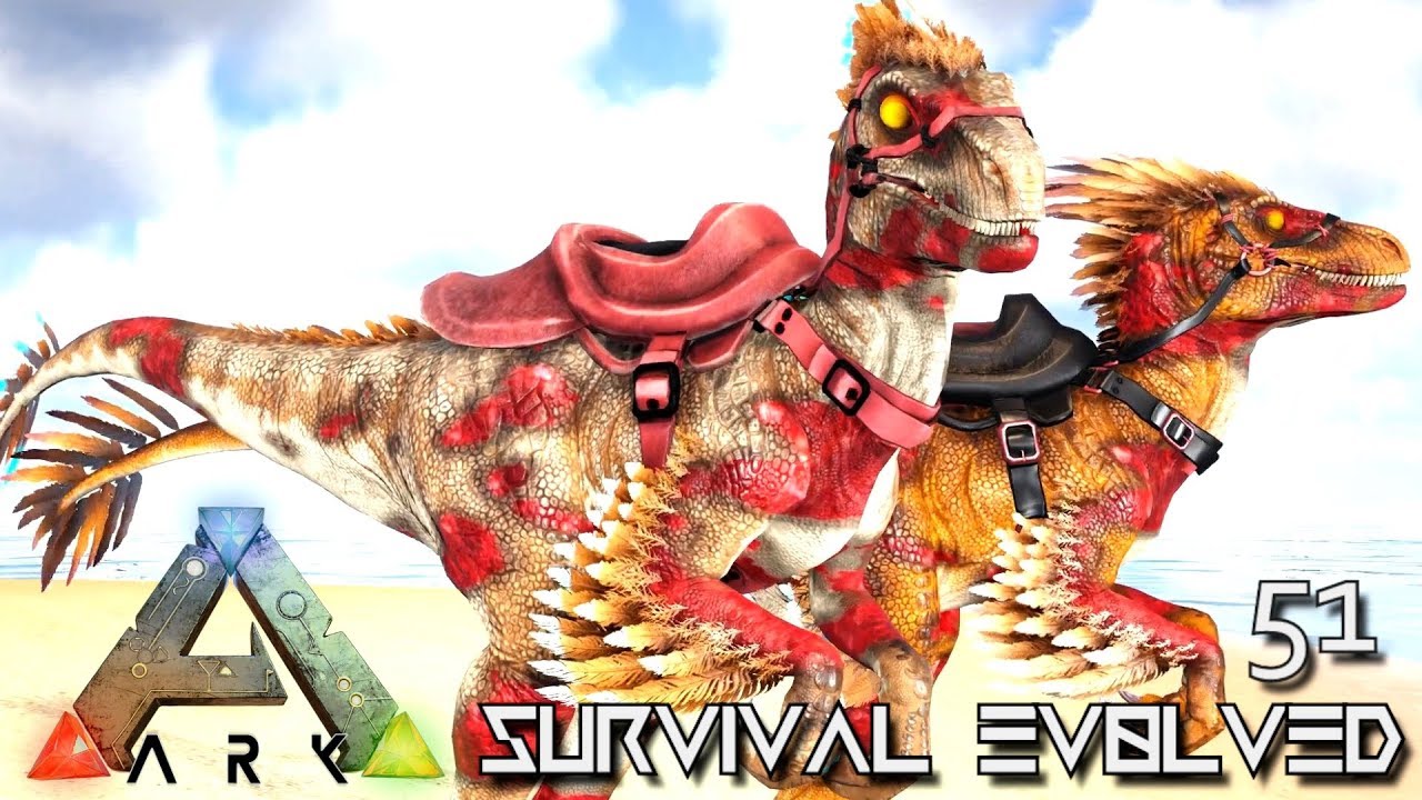 ARK: SURVIVAL EVOLVED - ZOMBIE RAPTOR HORDE & SPINEBREAKER ARMY E51 ...