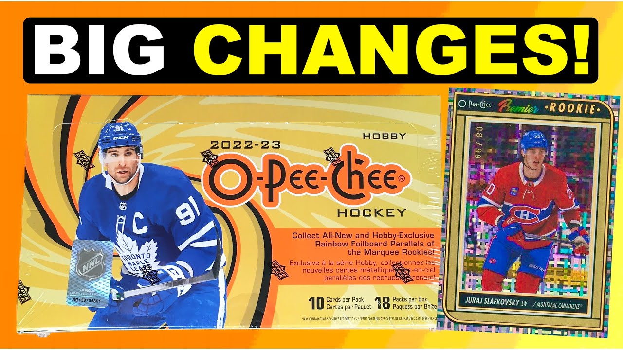 MOST IMPROVED PRODUCT! - 2022-23 O-Pee-Chee Hockey Hobby Box Break ...