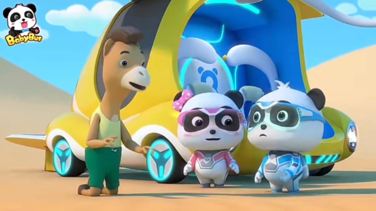 TN.UNTA & TIM PENYELAMAT BAYI PANDA SUPER | BABYBUS BAHASA INDONESIA ...