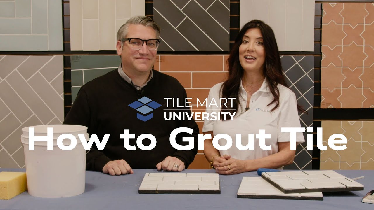 All About Grout Ep. 2 "How to Grout Tile" | Tile Mart University - YouTube