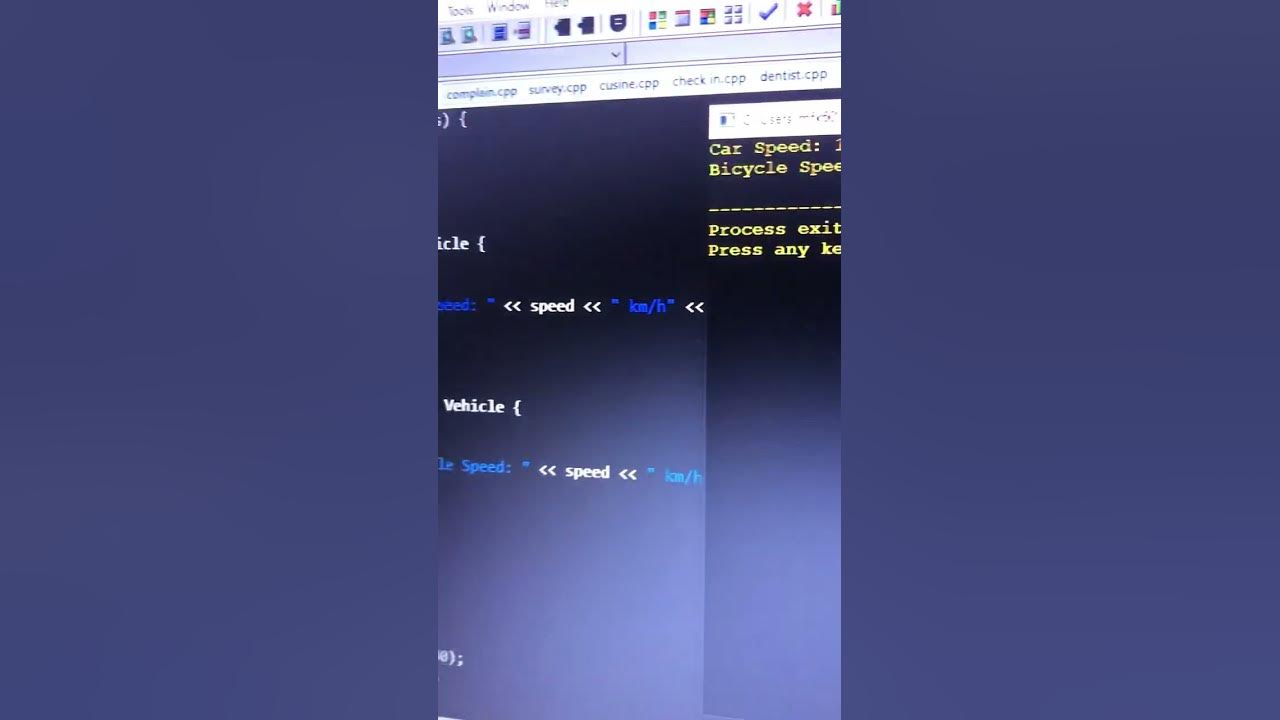 C Hierarchical Inheritance Cpp Coding Code Codemasters