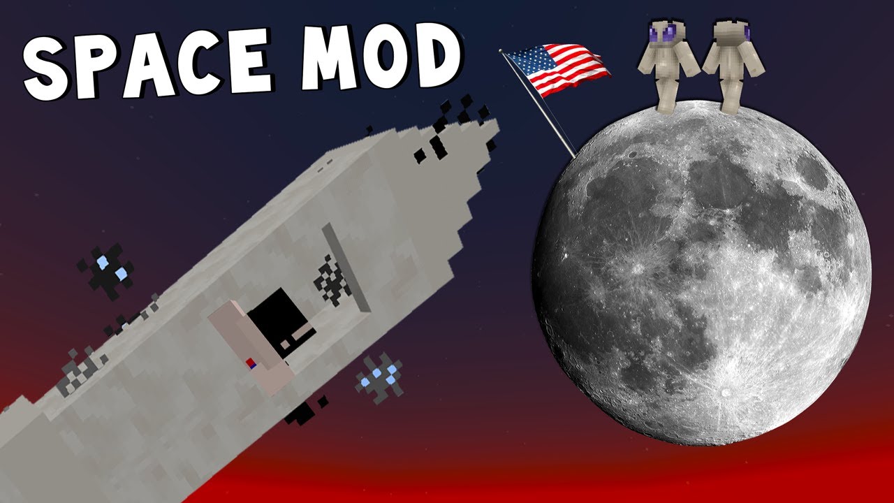 Rocket Moon Mod Minecraft