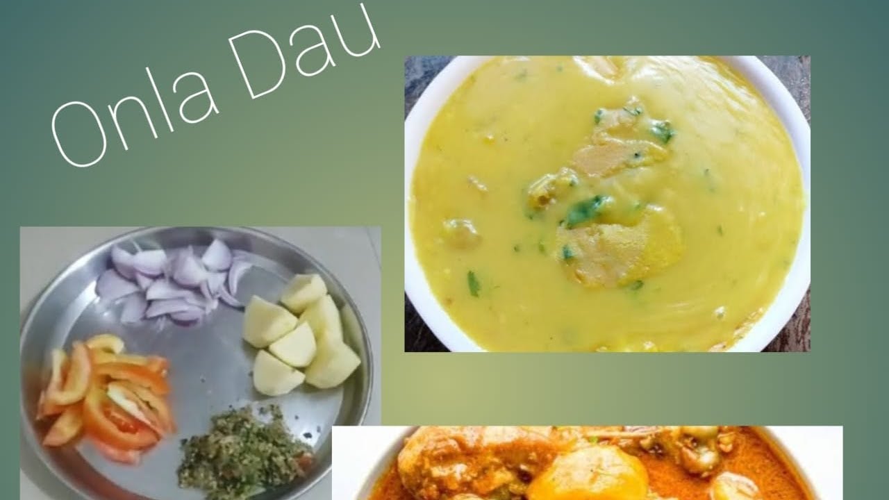 Onla Dau Bodo Traditional dish/Local Traditional food/Rice flour with ...