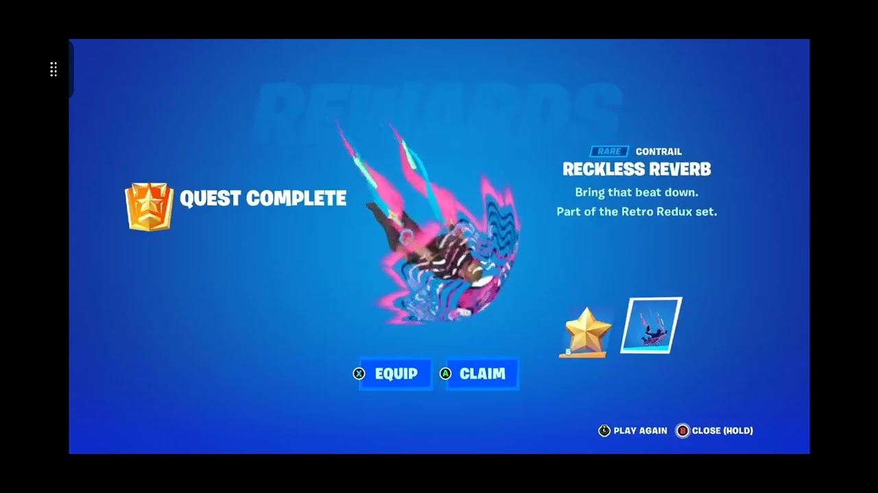 Unlocked Reckless Reverb Contrail | Fortnite (Season 2) - YouTube