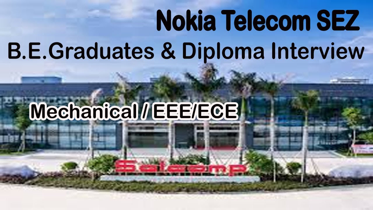 Salcomp Interview - Nokia Telecom Sez. Mech/EEE/ECE - Direct Walk in ...