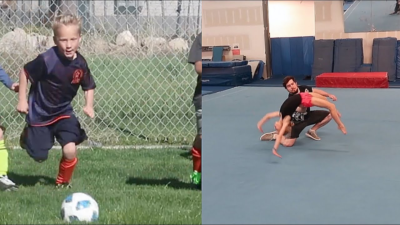 Practice makes perfect! Dance and Soccer! - YouTube