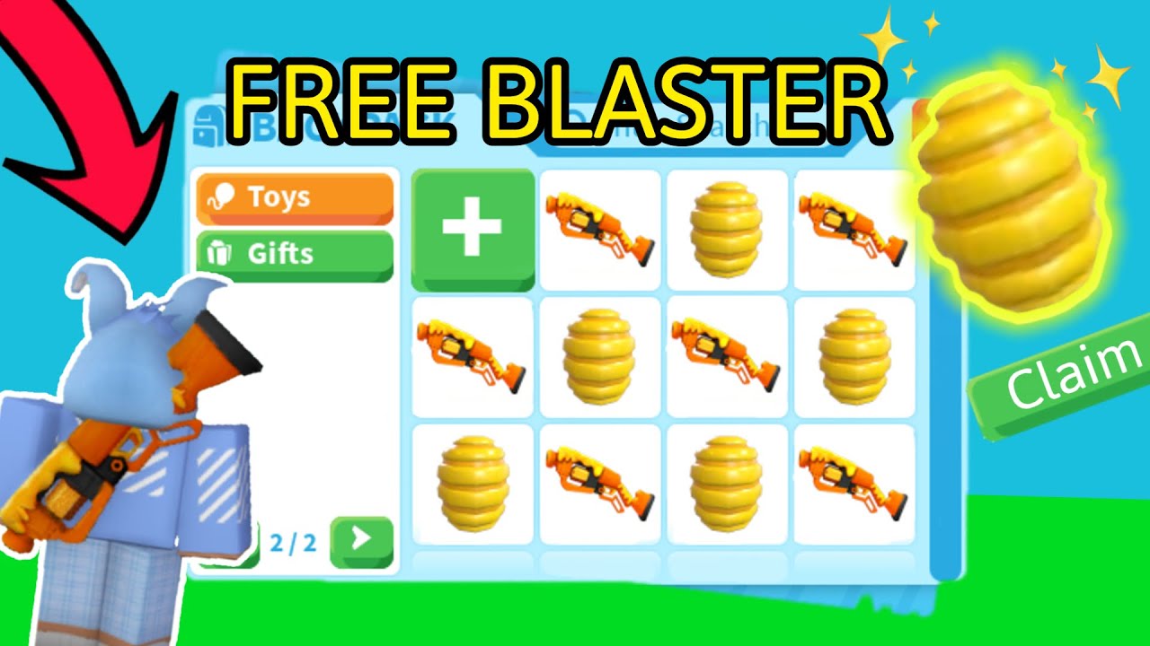 HOW TO GET THE NEW BEES BLASTER CANNON FOR FREE IN ADOPT ME (Roblox ...