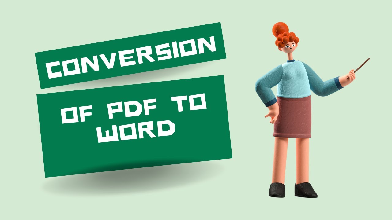 How to convert pdf to word / pdf to word conversion / conversion to ...