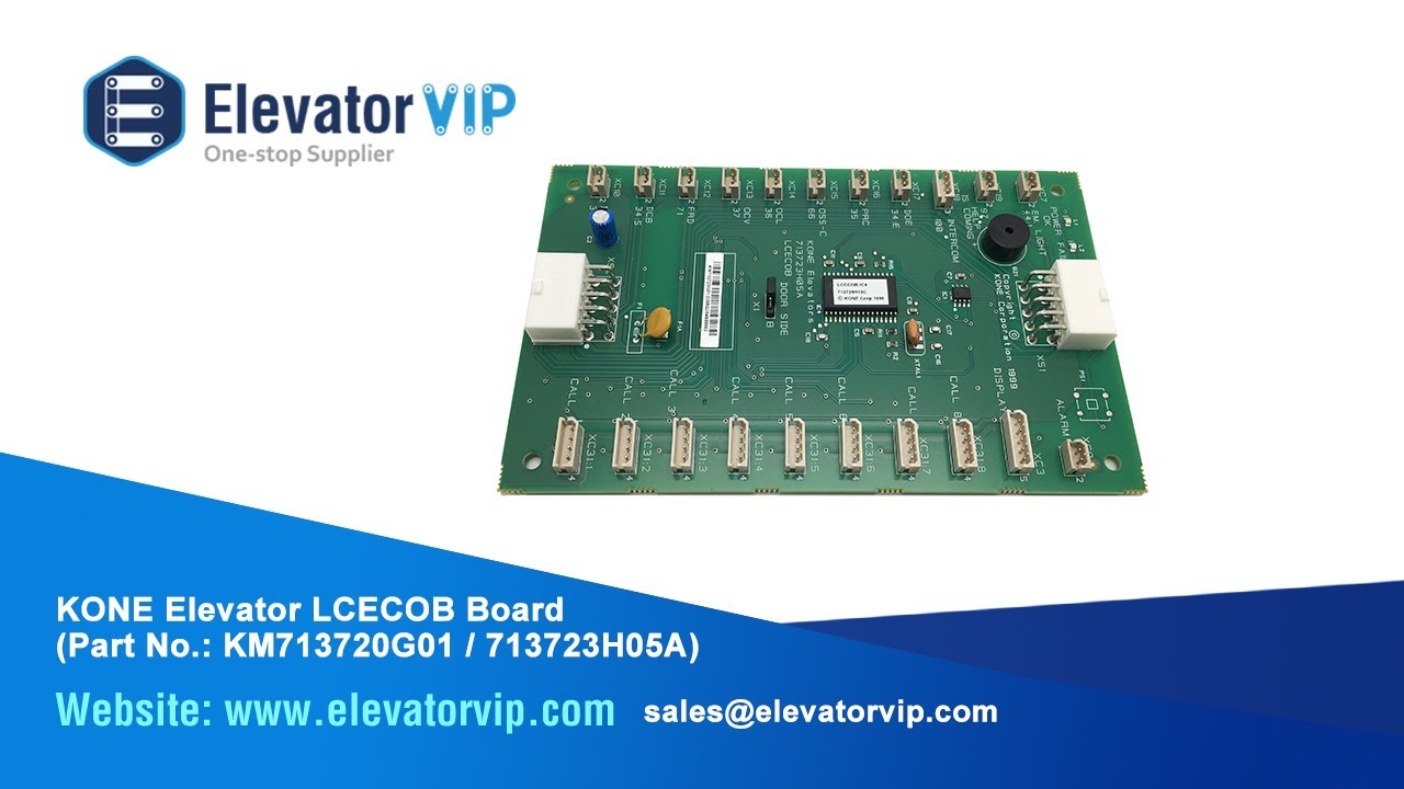 KM713720G01 713723H05A KONE Elevator LCECOB COP Board - YouTube