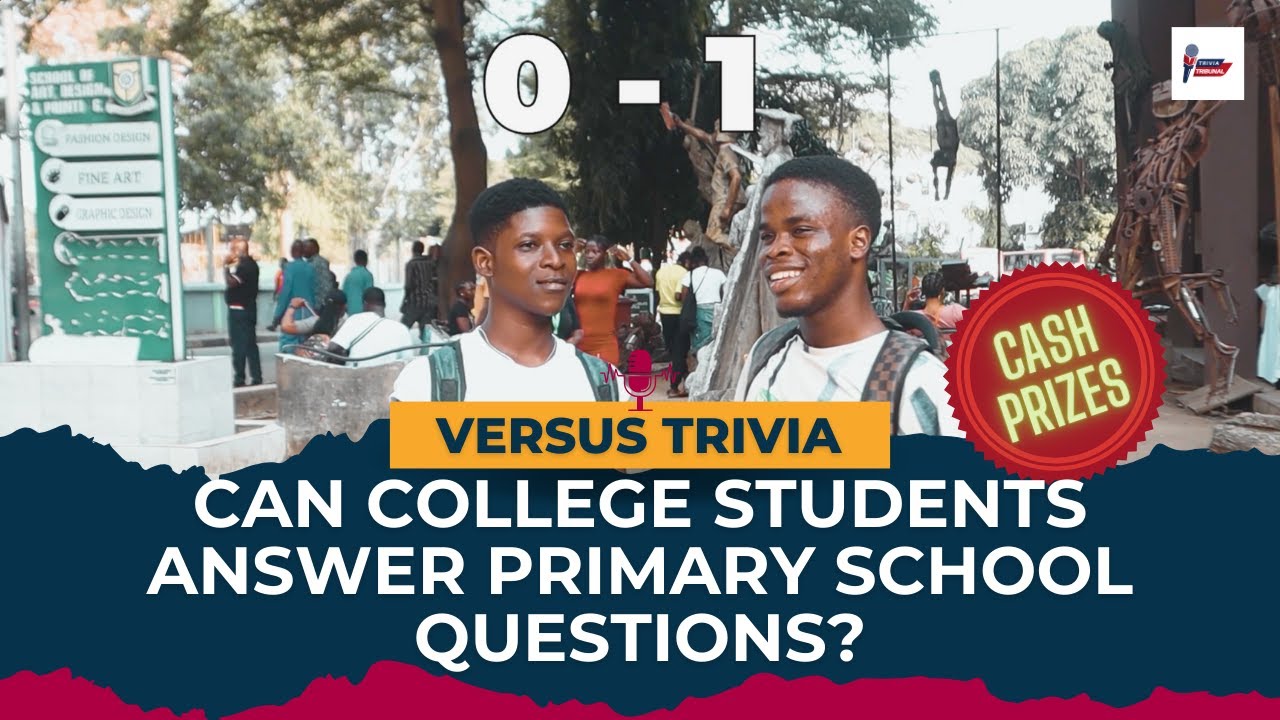 College Students Answer Primary School Questions for Prize Money! - YouTube