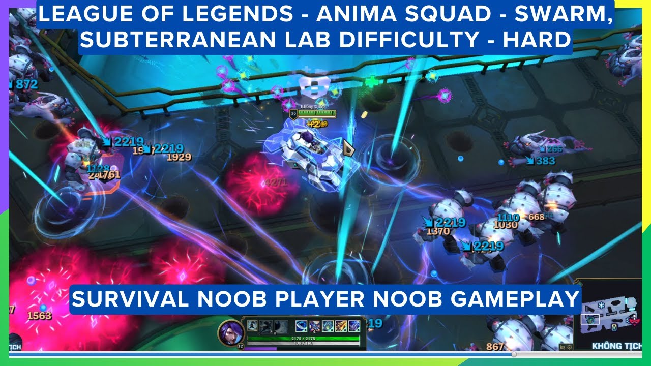 League Of Legends, Anima Squad, Swarm, Subterranean Lab, Difficulty ...