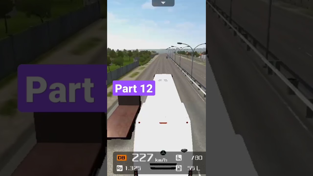 driving bus simulator indonesia #like #viral #shorts - YouTube