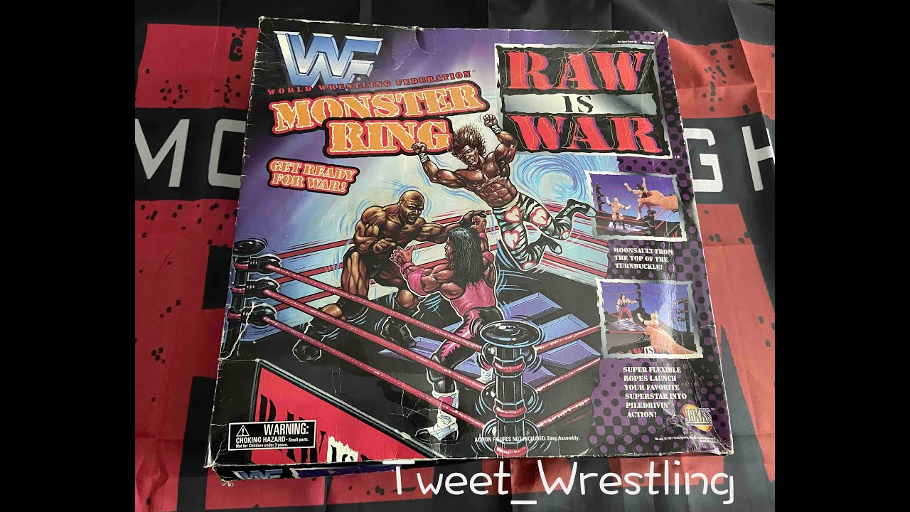The WWF Jakks Raw Is War Monster Wrestling Ring - From storage to WWE ...