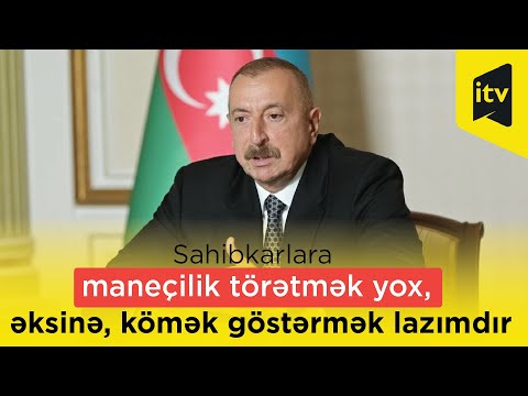 İlham Əliyev: \
